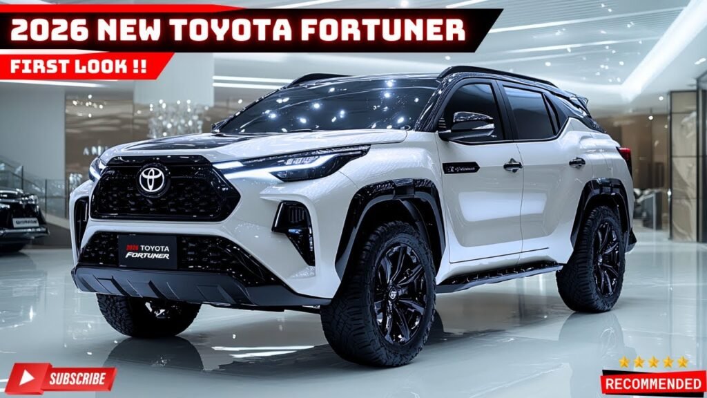Toyota Fortuner 2026: Next-Gen SUV With Bold Design, Hybrid Power and ...